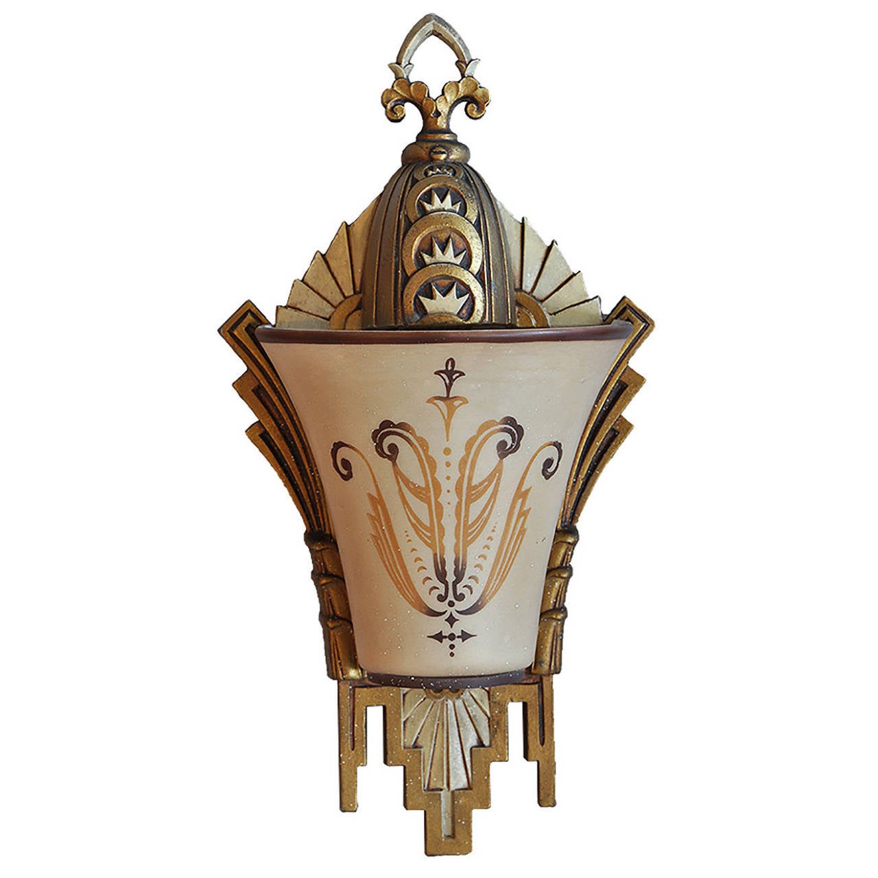 R. Williamson and Co. Beardslee Art Deco Sconces at 1stDibs