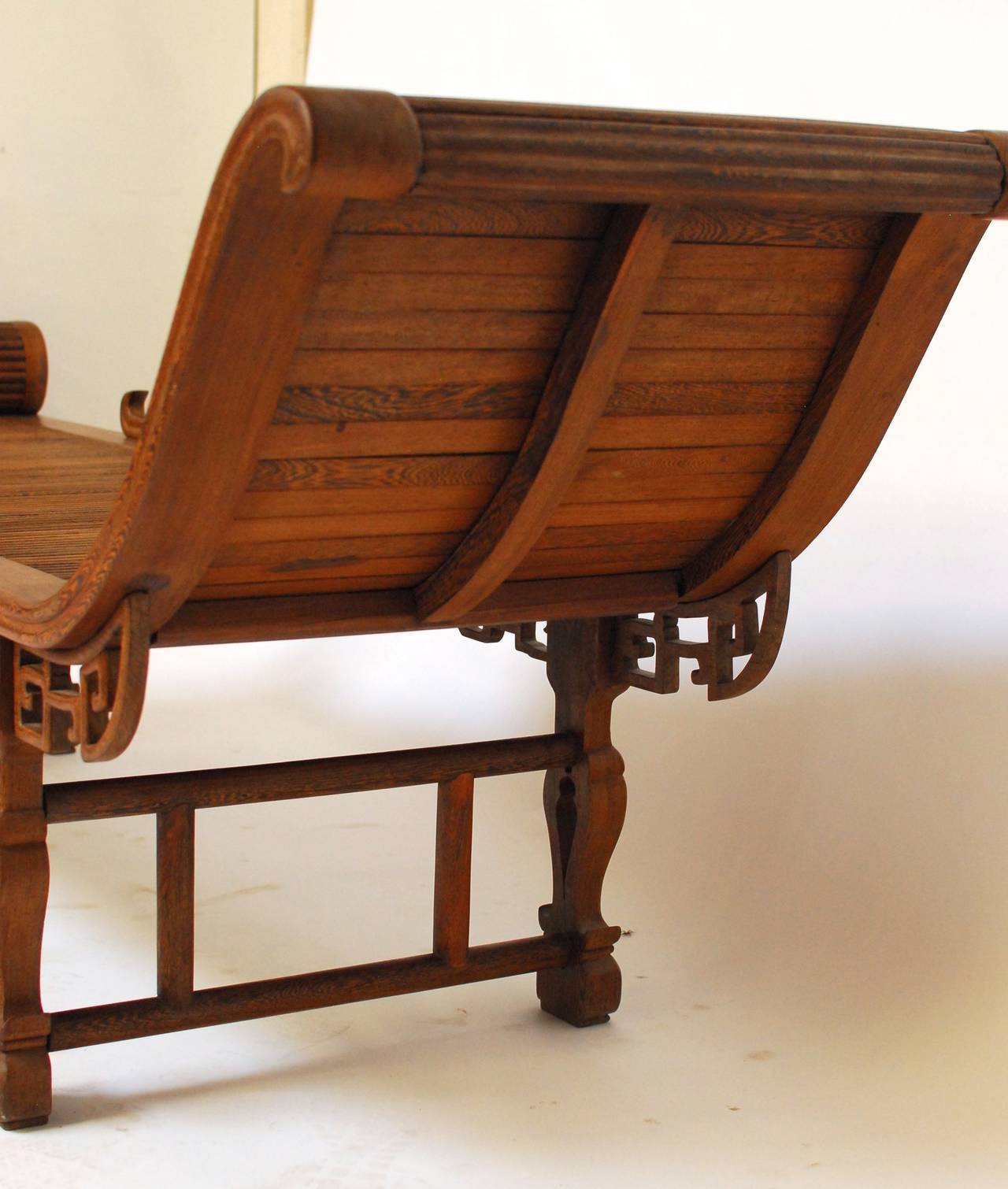 Asian Carved Daybed at 1stDibs