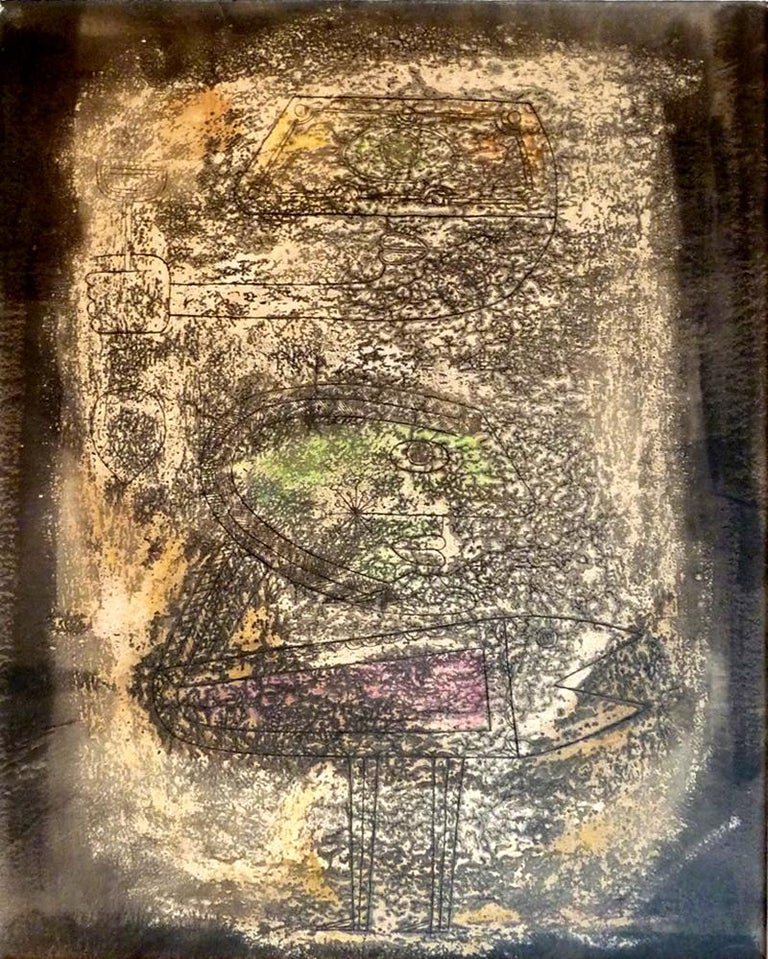 Victor Brauner - Composition with Bird and Fish, ca. 1948 For Sale at ...