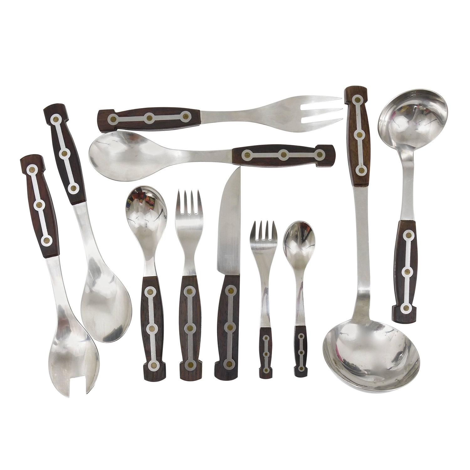 Comprehensive Set Amboss 1050 Flatware For 12 Persons Austria 1950s At comprehensive-set-amboss-1050-flatware-for-12-persons-austria-1950s-at