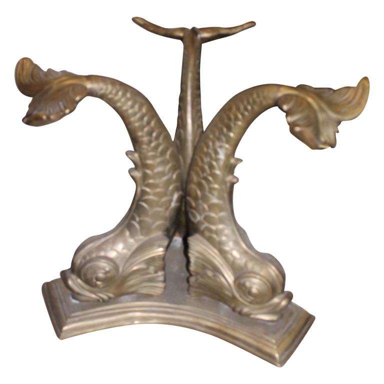 Vintage Italian Brass Koi Fish Dining Table or Entry Base at 1stDibs ...