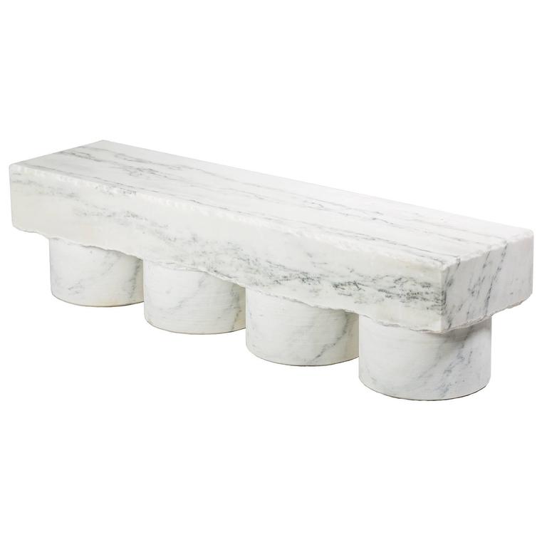Max Lamb, Danby Marble Bench For Sale at 1stDibs