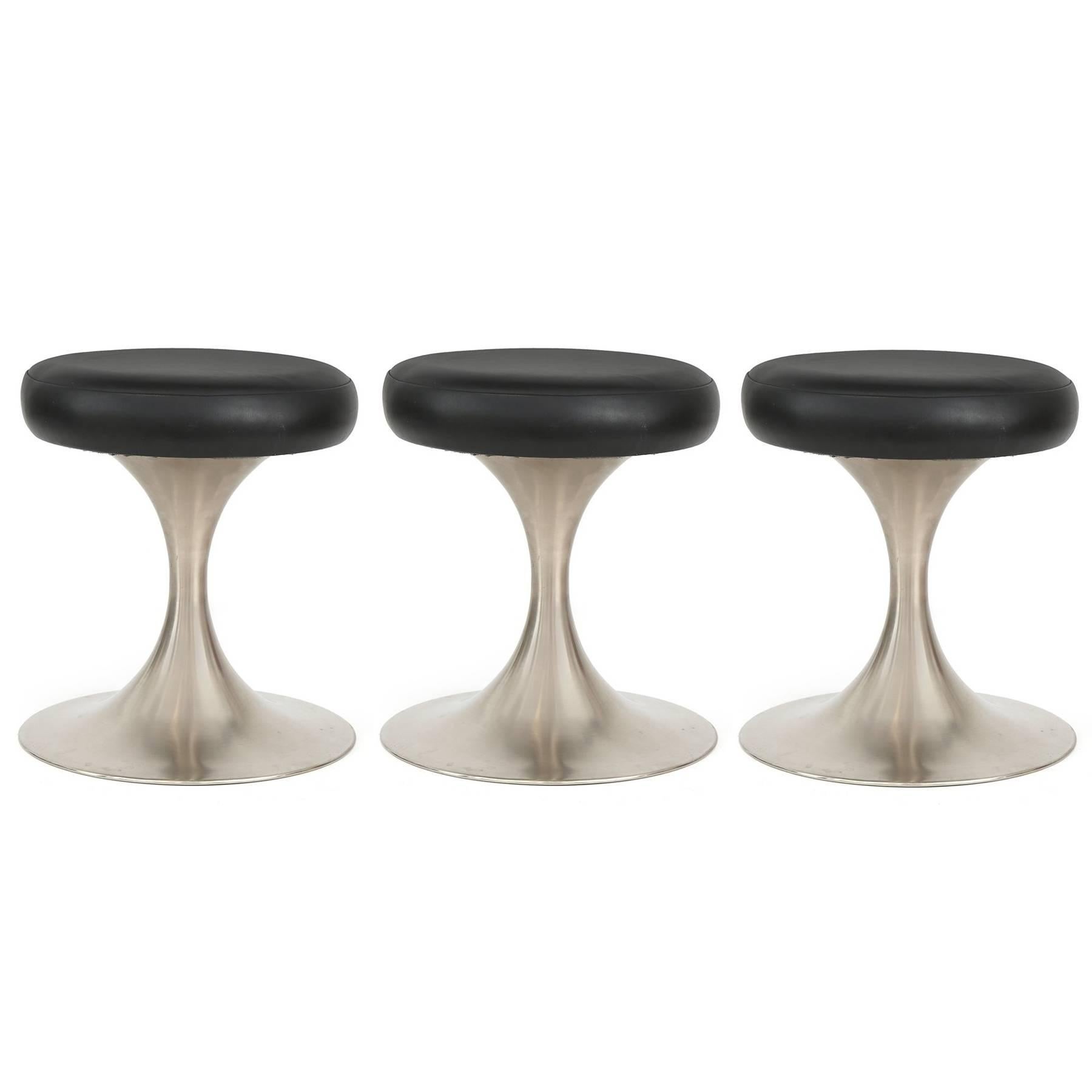 30 Custom Steel Tulip Based Stools at 1stDibs