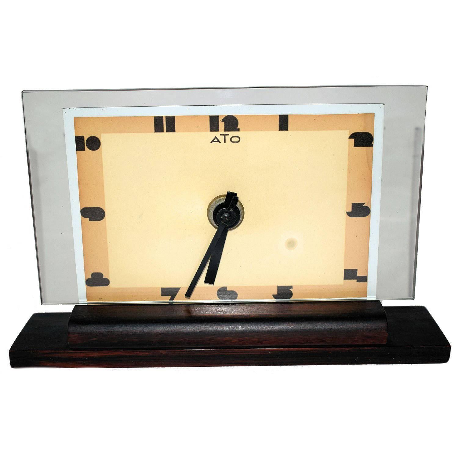 Ato Art Deco Clock - 4 For Sale on 1stDibs | ato clock, atoart