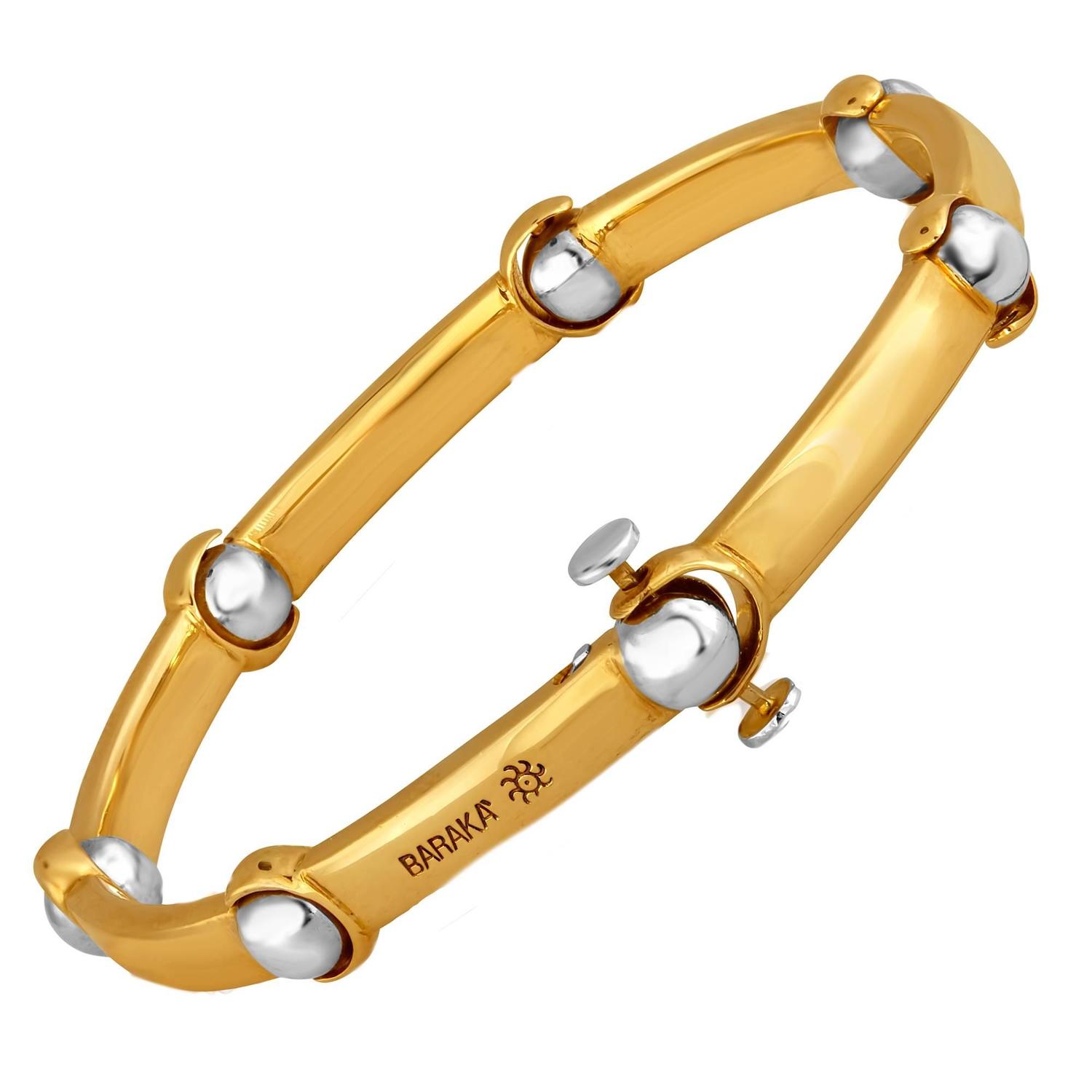 Baraka Two Color Gold Bracelet For Sale at 1stdibs