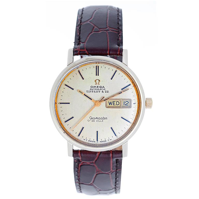 Omega for Tiffany yellow gold Seamaster DeVille Automatic Winding ...