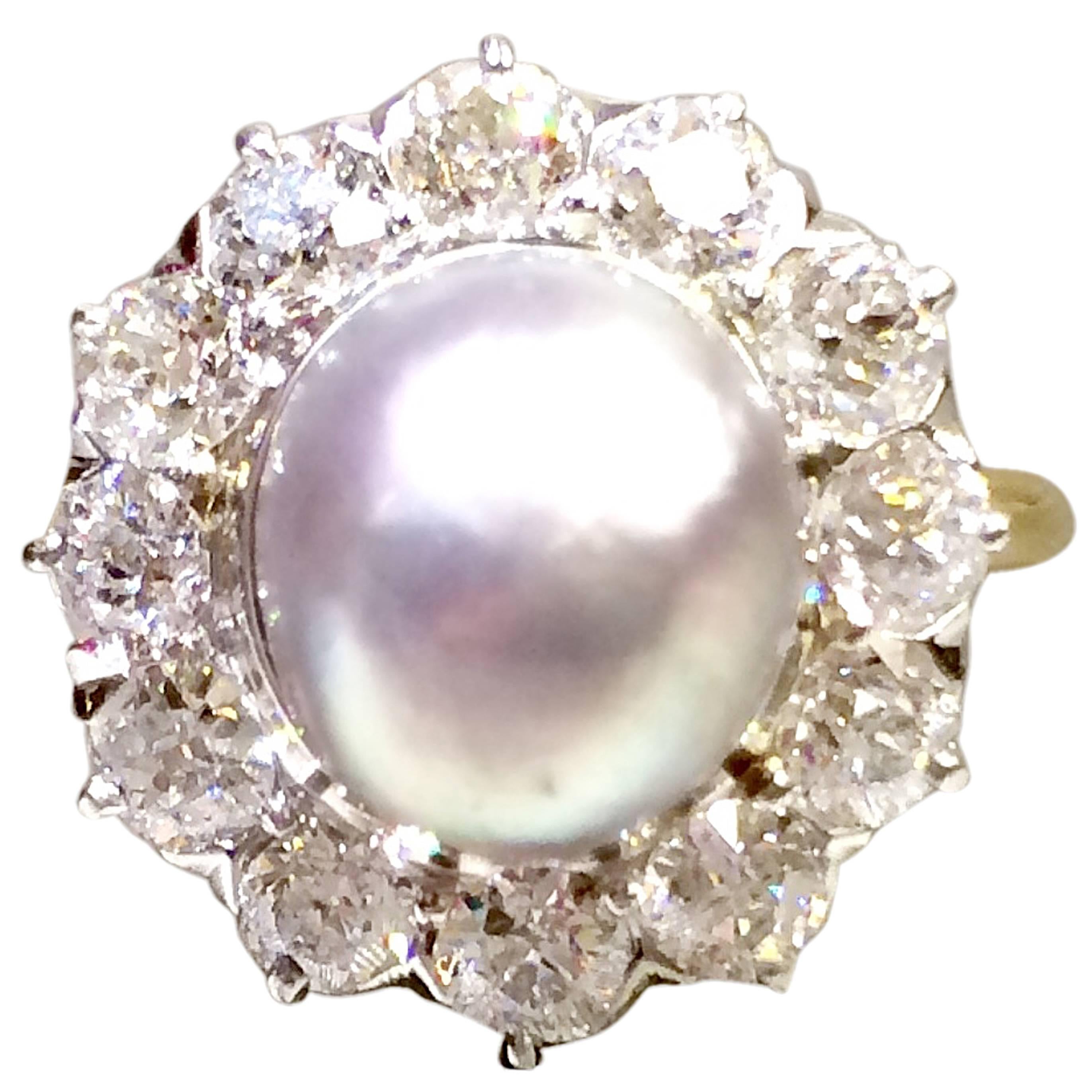 Antique Natural Pearl Rings - 177 For Sale at 1stdibs