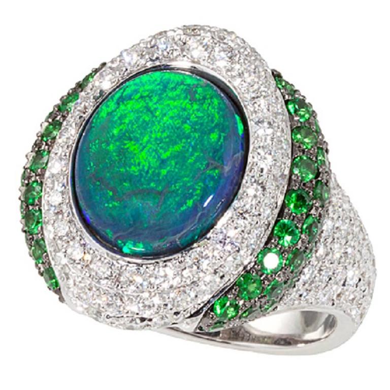 Katherine Jetter Opal Tsavorite Garnet Diamond Gold Great Barrier Reef ...
