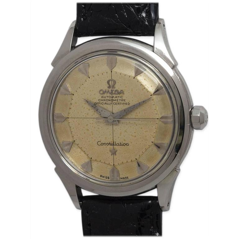 Omega Stainless Steel Constellation Automatic Wristwatch Ref 2852 at ...