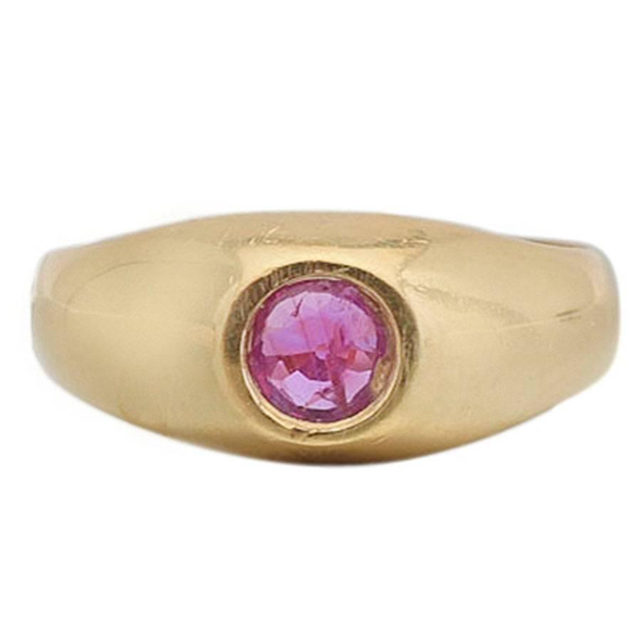 Ruby Gold Gypsy Ring at 1stdibs