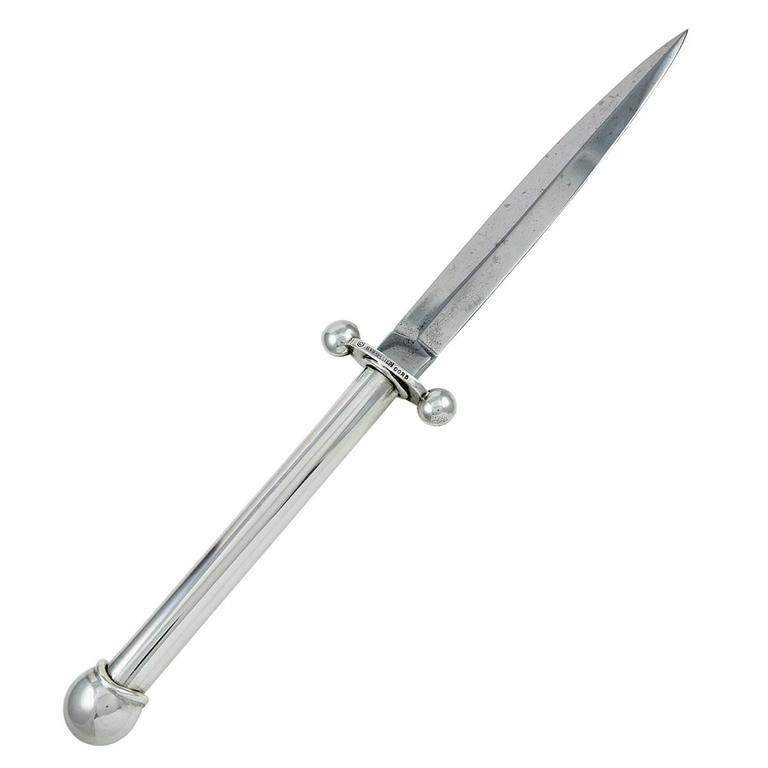 Kieselstein-Cord Sterling Silver Dagger Letter Opener at 1stDibs | real ...
