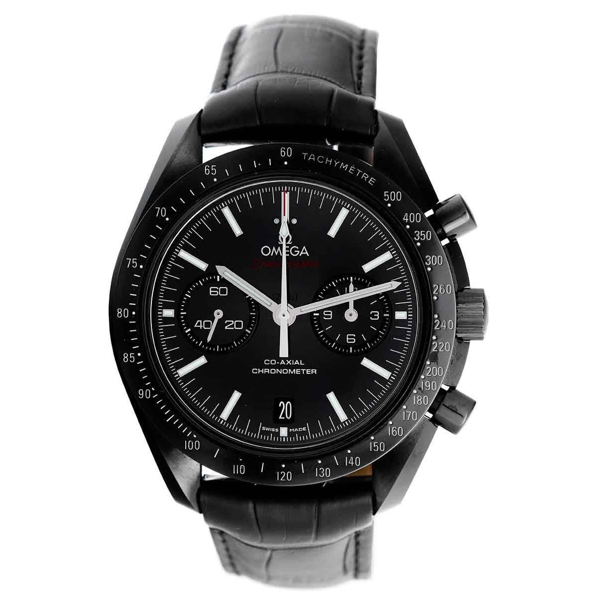Omega Black Ceramic Speedmaster Moonwatch Dark Side of the Moon ...