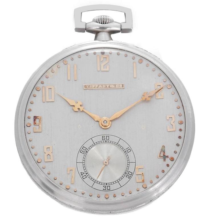 Tiffany and Co. Ladies Yellow Gold Open-Faced Pendant Pocket Watch at ...