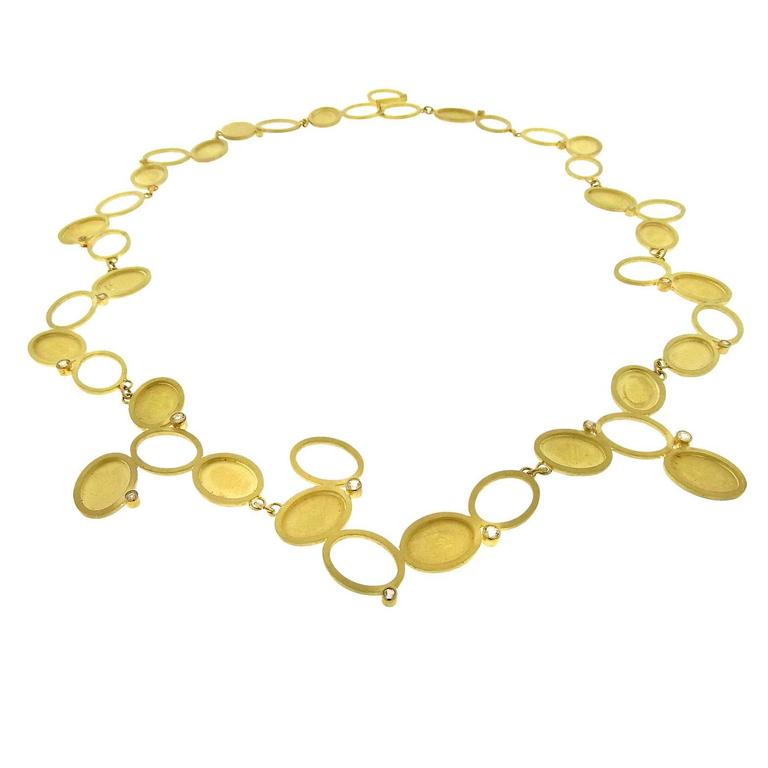 Sam Shaw 22K Gold Necklace For Sale at 1stDibs | sam shaw jewelry