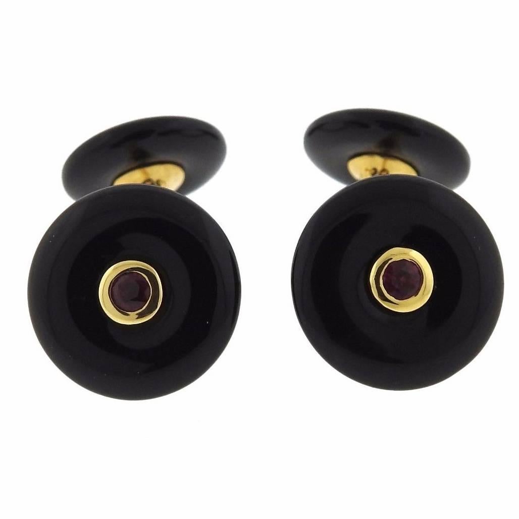 TRIANON Sea Shell Cufflinks at 1stDibs