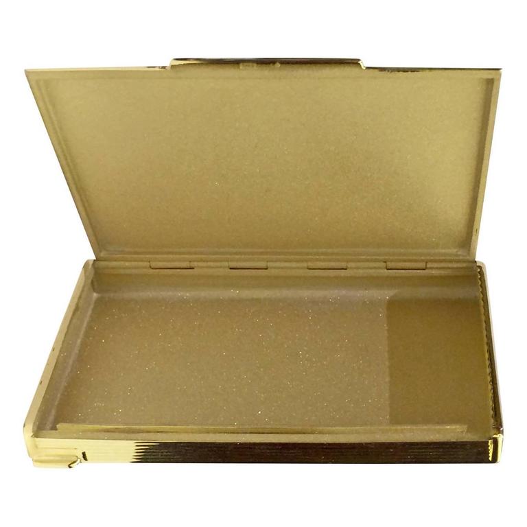 Gold Cigarette Case For Sale at 1stDibs