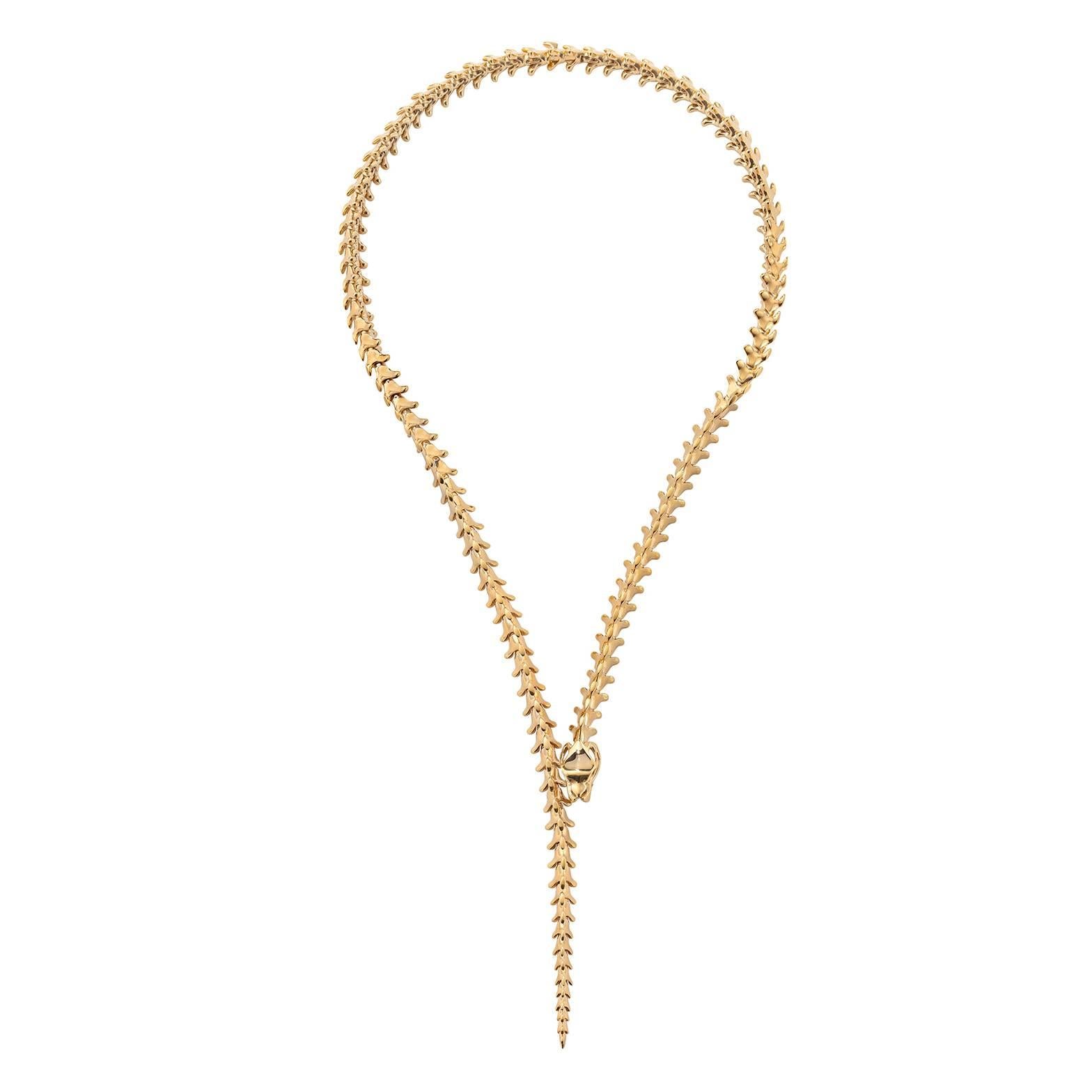 Shaun Leane Gold Serpent's Trace Necklace at 1stDibs