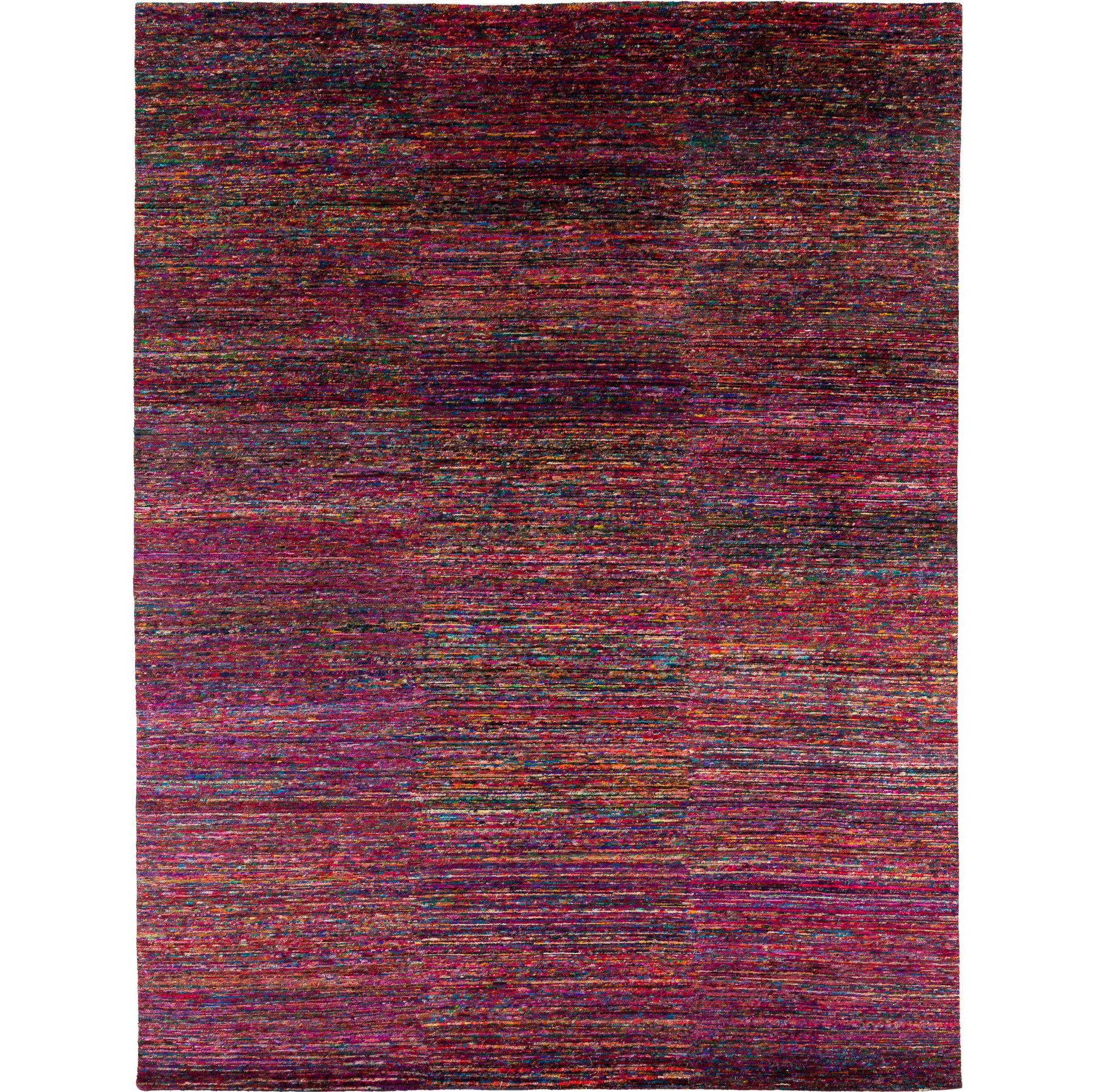 Cream Silk and Wool Area Rug 'Aquarium' Design by Joseph Carini at 1stDibs