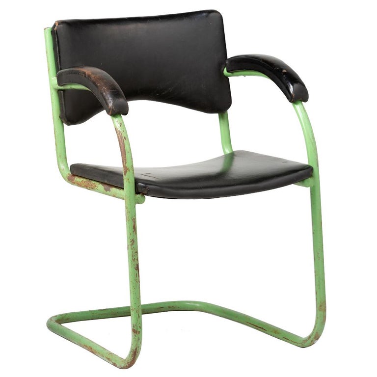 Bauhaus Wooden Armchairs Pair by Peter Keler, Manufactured by Albert ...