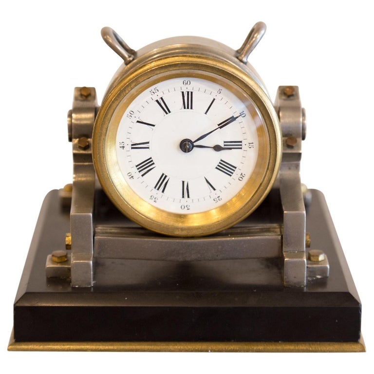 A. R. Guilmet Mystery Clock at 1stdibs