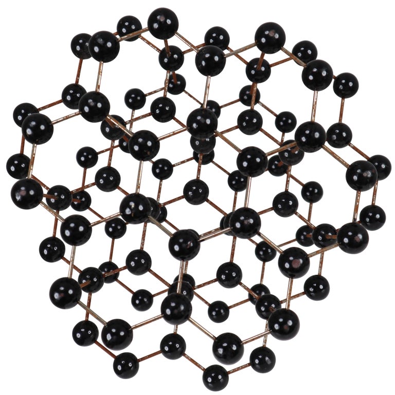 Vintage Ball and Stick Molecular Model of Carbon Dioxide at 1stdibs