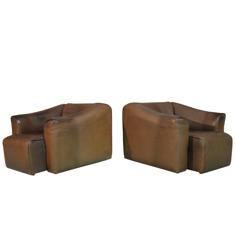 Vintage de Sede DS 3A "New Yorker" Armchair and Ottoman, 1970s For Sale ...