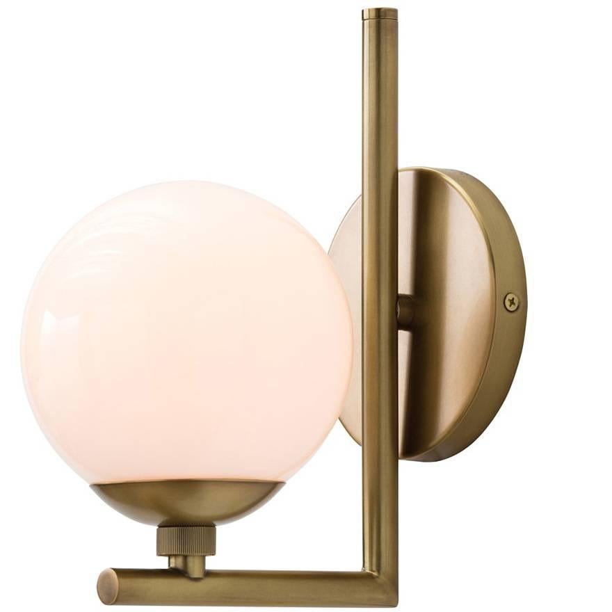 Single Sphere Sconce For Sale at 1stDibs