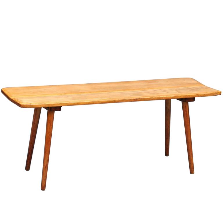 Douglas Fir Bench by Jacob Müller for Wohnhilfe For Sale at 1stDibs