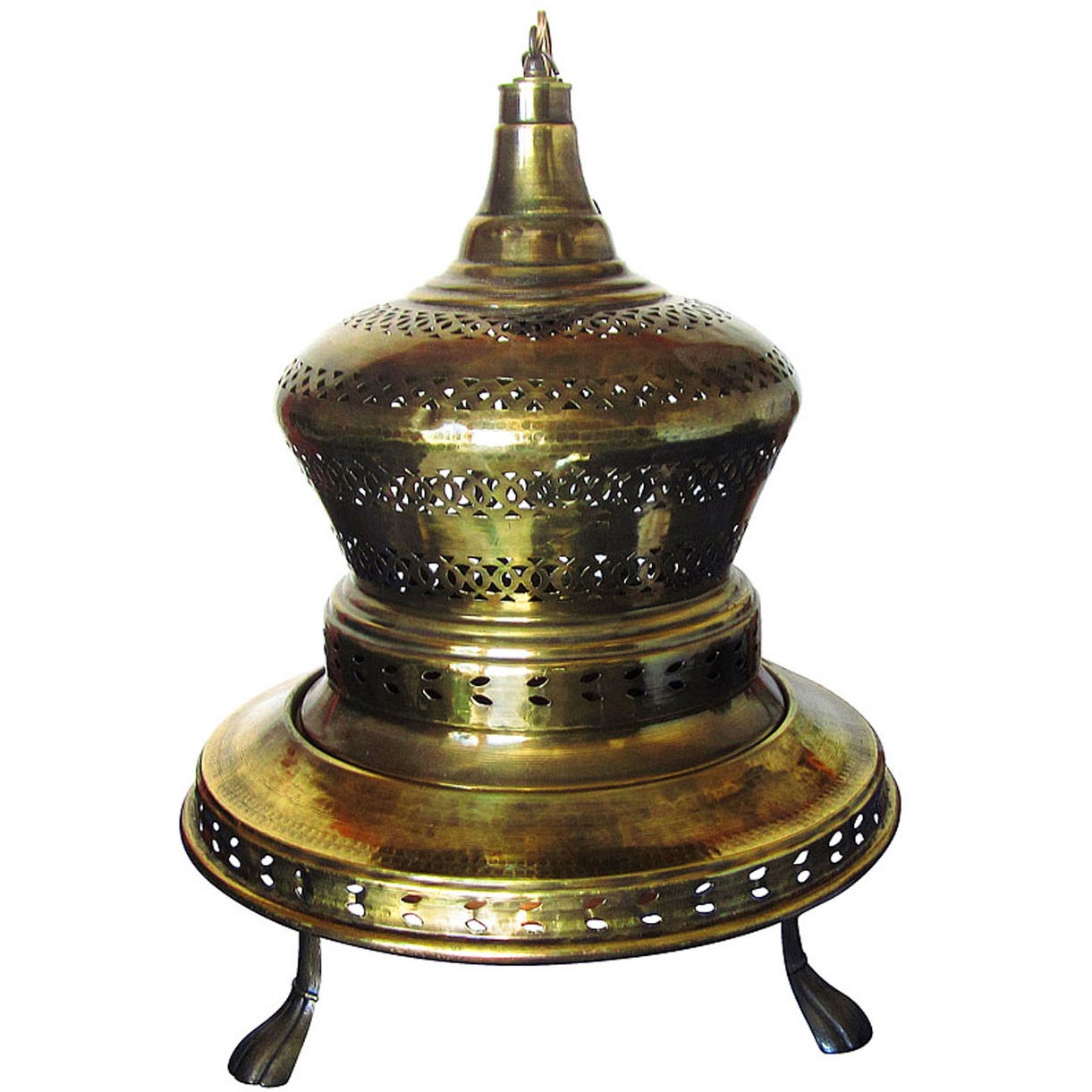 Early 17th Century Wood, Brass and Copper Brazier For Sale at 1stDibs