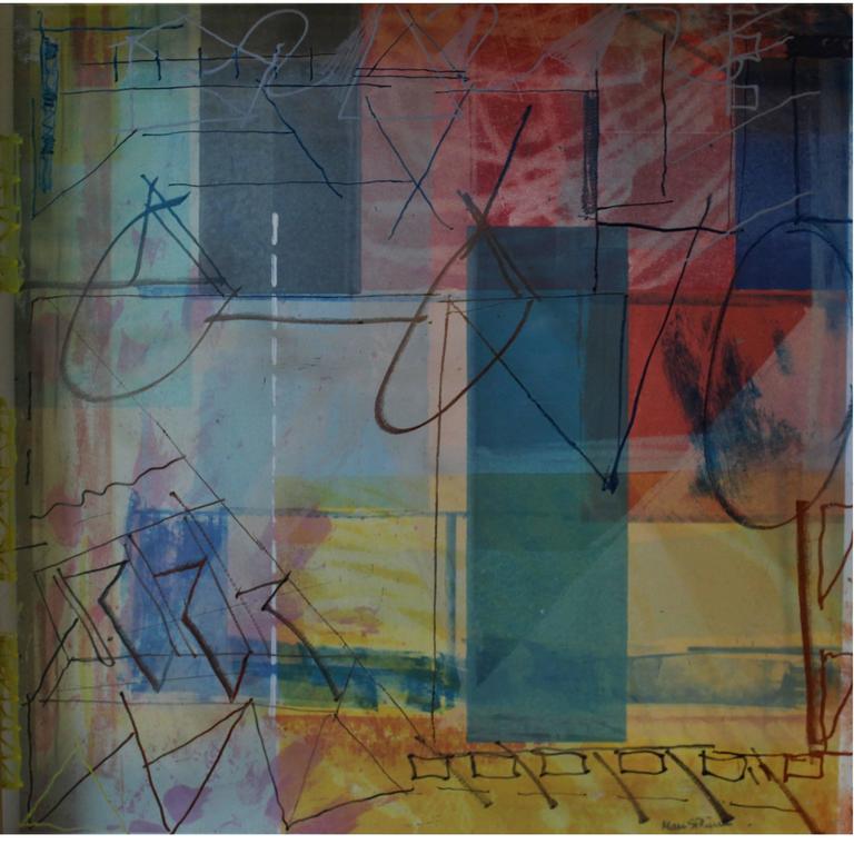Marc St. Pierre Encaustic Painting 'Absence / Presence' For Sale at ...