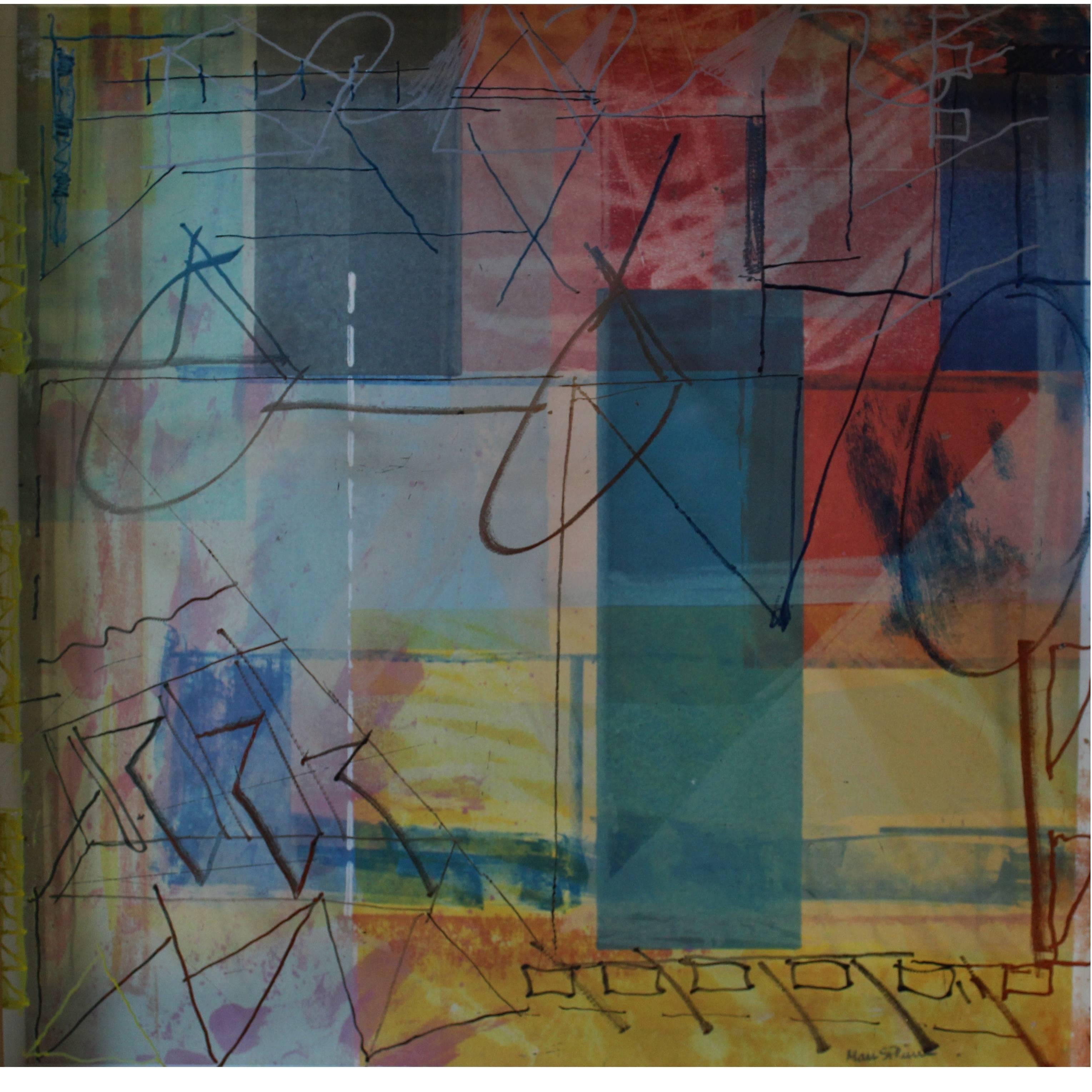 Marc St. Pierre Encaustic Painting 'Absence / Presence' For Sale at 1stDibs