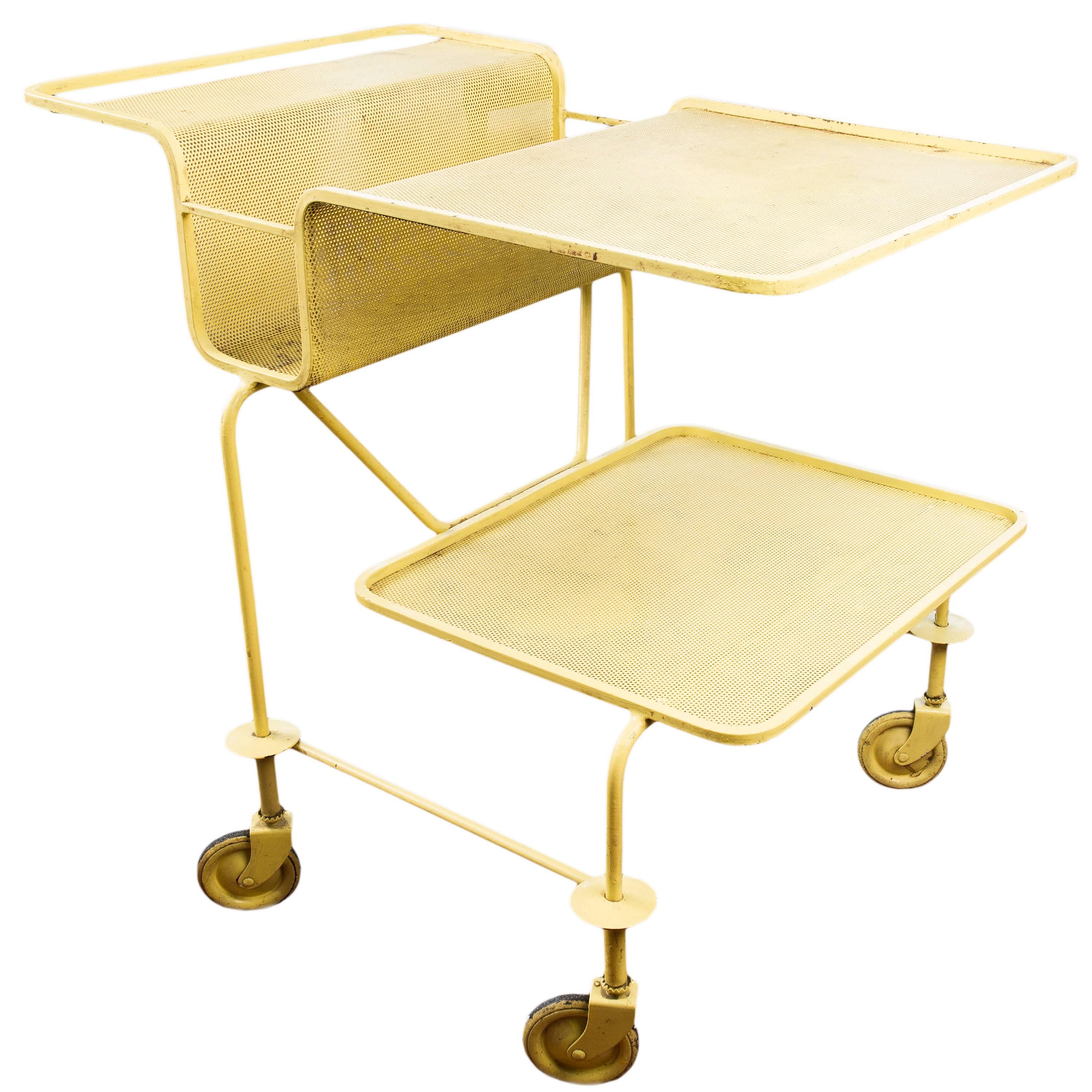 Serving Cart by Mathieu Matégot at 1stDibs