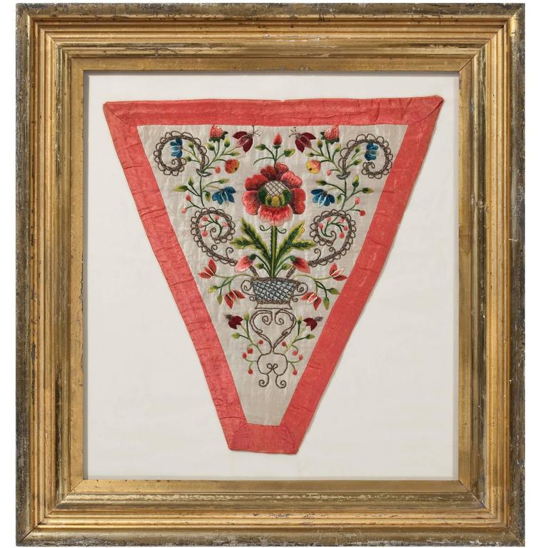 Embroidery, England, circa 1740, Provenance: Met Museum Costume ...