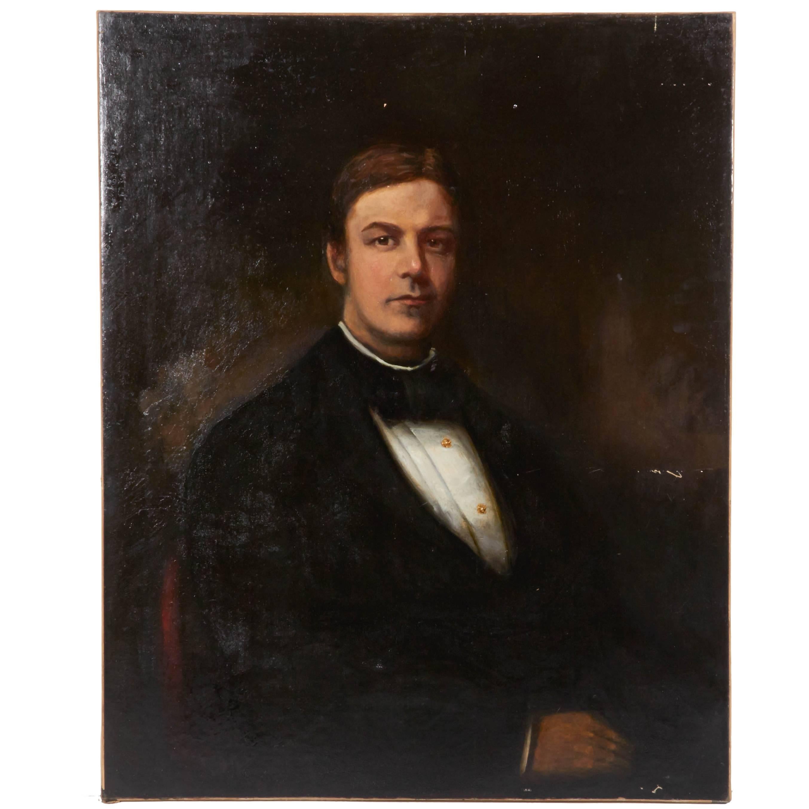 Portrait of a Man in Formal Attire at 1stDibs