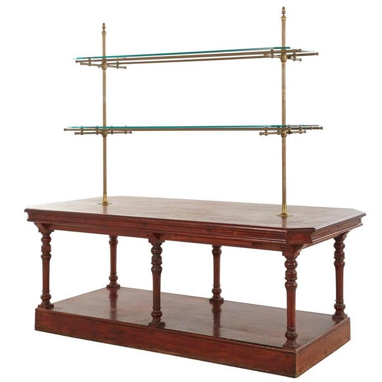 Antique French Shop Display Table at 1stDibs