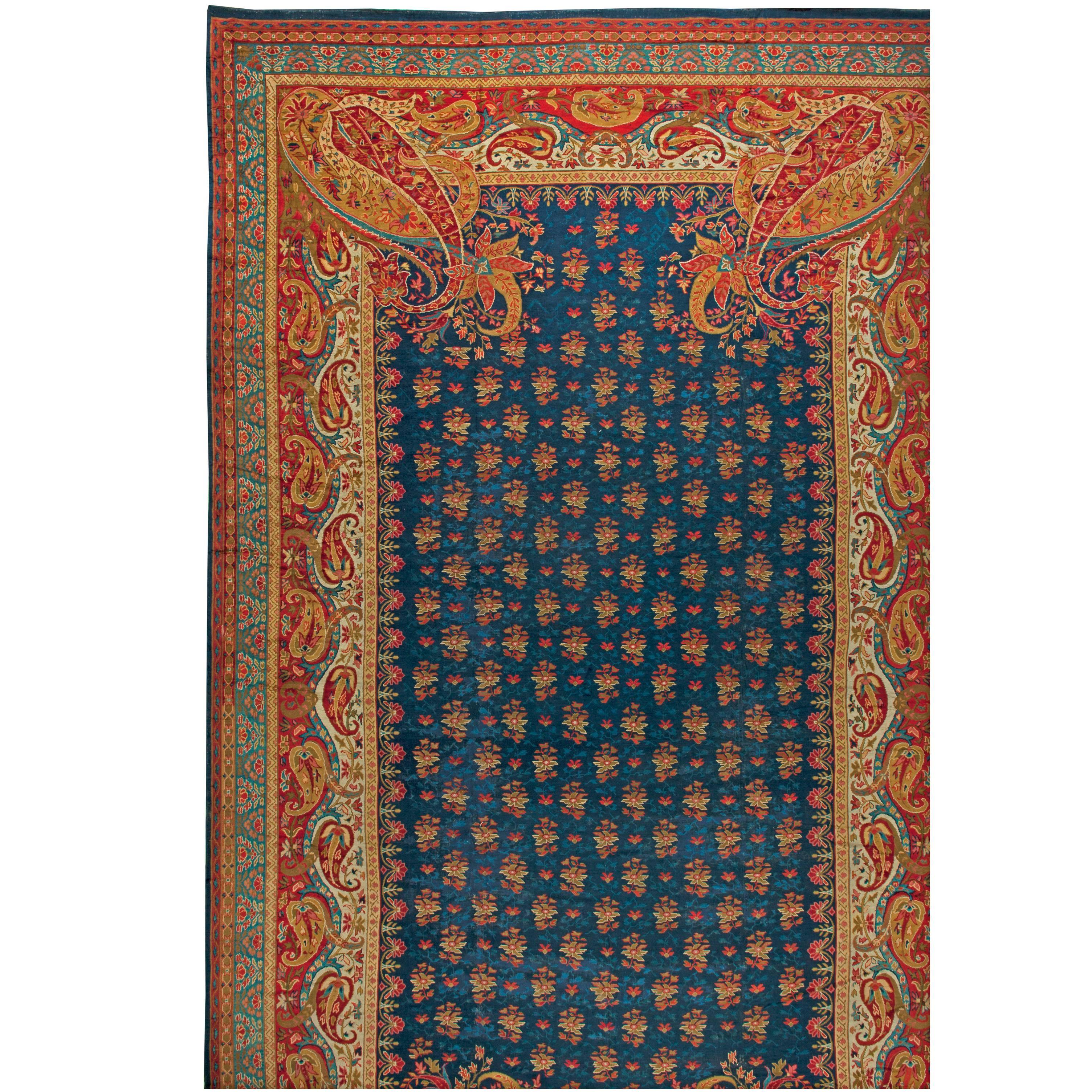 Antique Oversize Late 18th Century English Axminster Carpet For Sale at ...