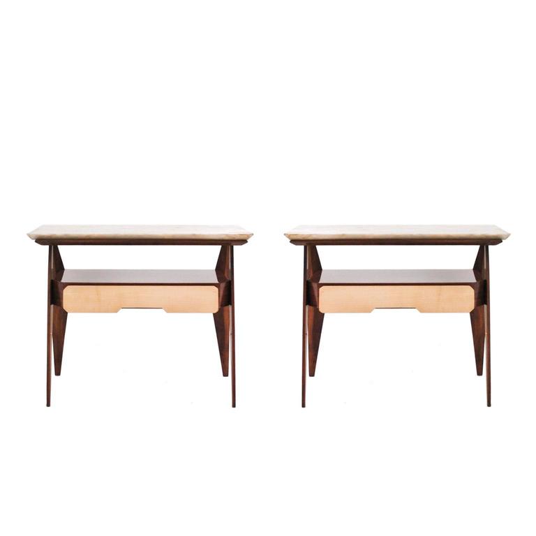 Midcentury Italian Side Tables at 1stDibs
