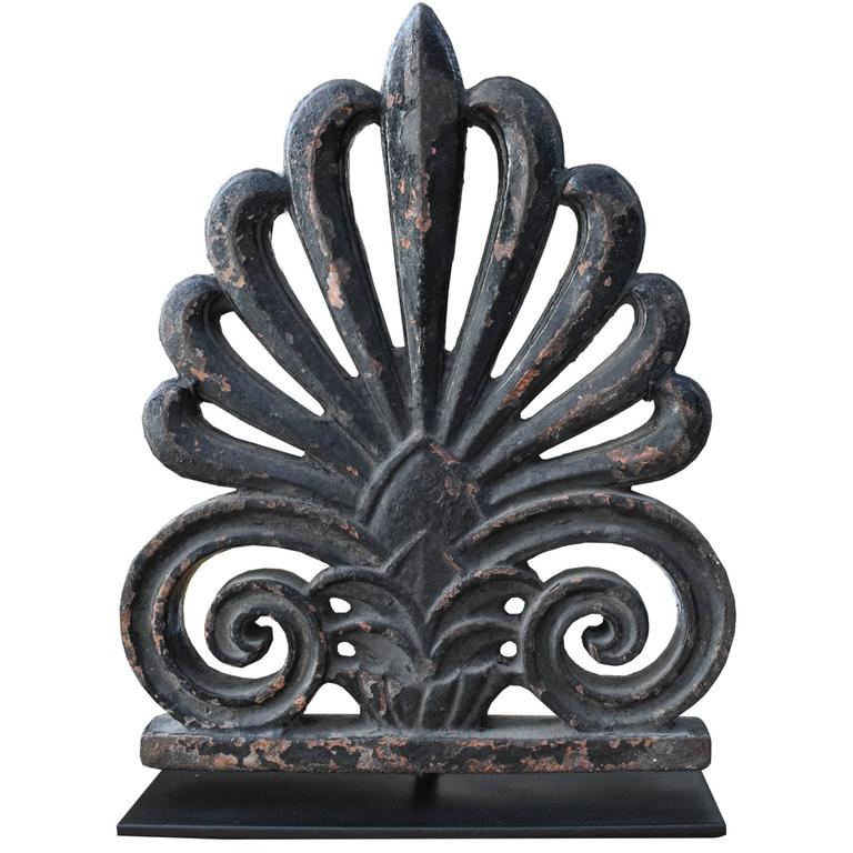 American Cast Iron Acroterion at 1stDibs