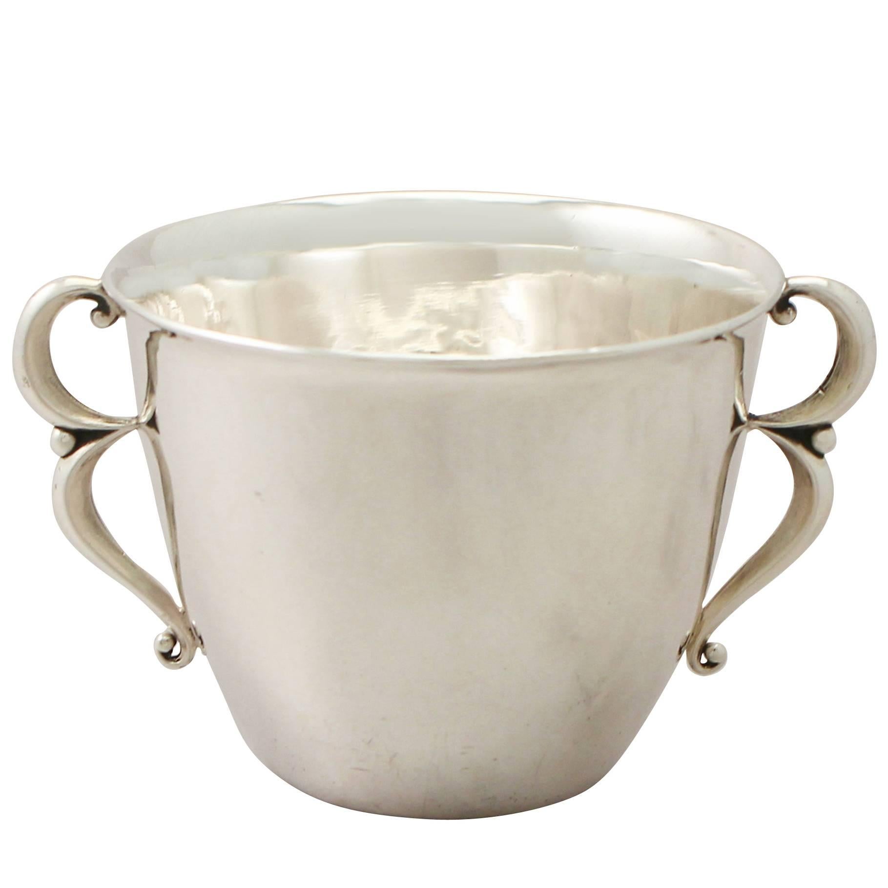 Danish Sterling Silver Two-Handled Tumbler Cup by Georg Jensen ...