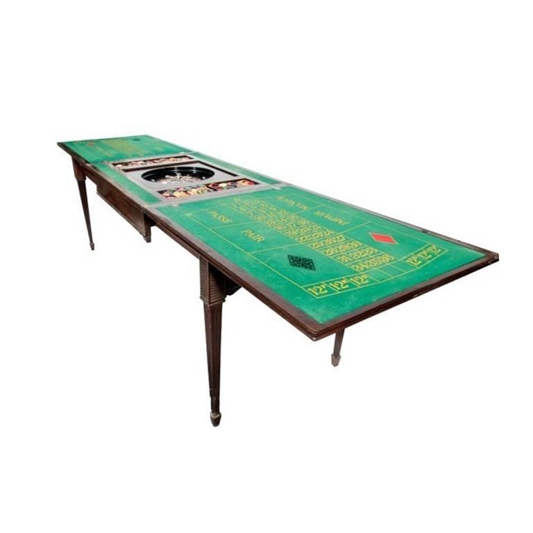 Antique Victorian Mahogany Roulette Games Table, circa 1880 at 1stDibs
