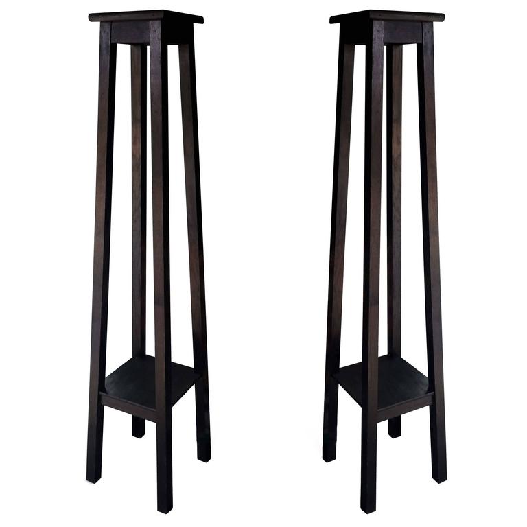 Pair of High Stands For Sale at 1stDibs