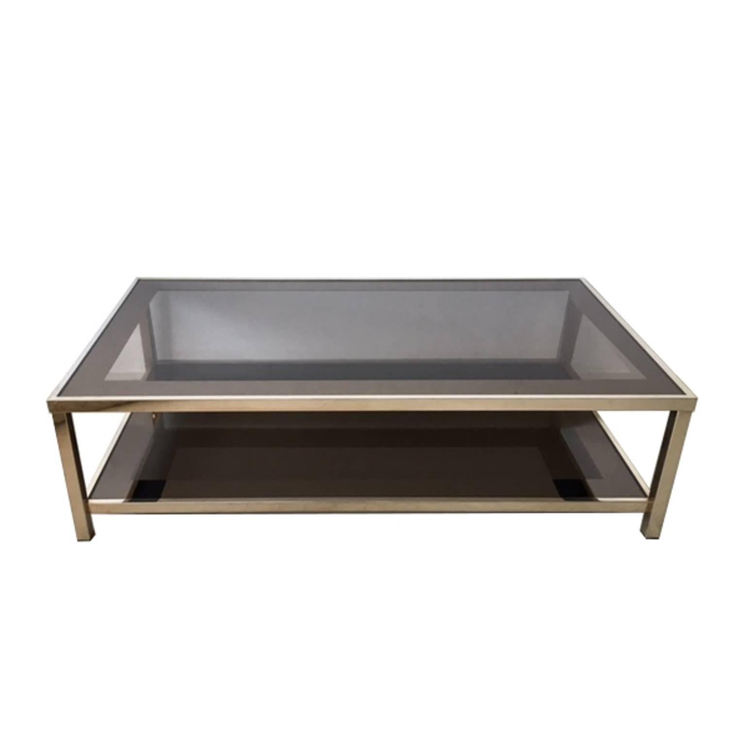 American 1960s Rattan Rectangular Coffee Table at 1stDibs