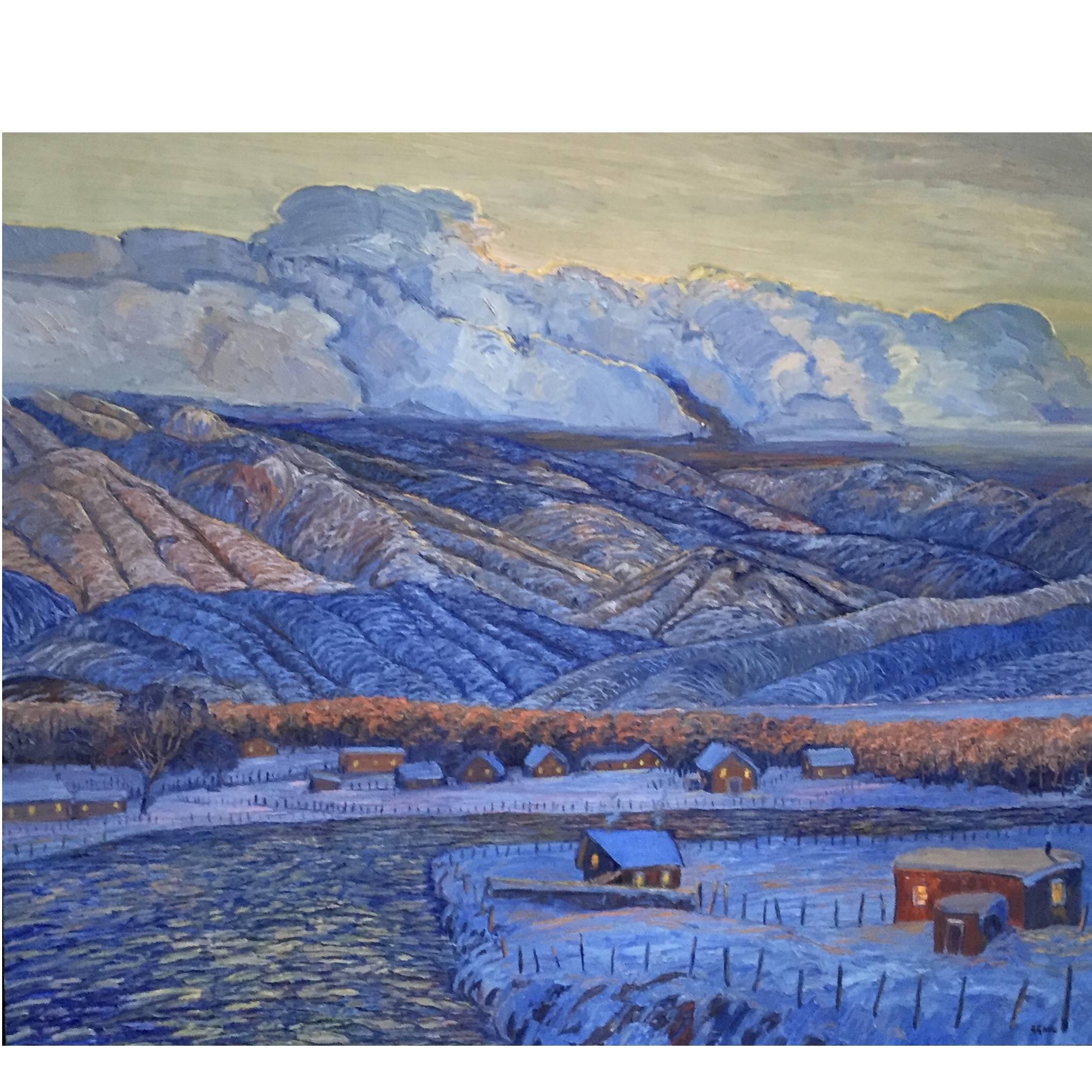 "Dusk in the Valley" by George Gallo at 1stDibs | andrew thomas gallo
