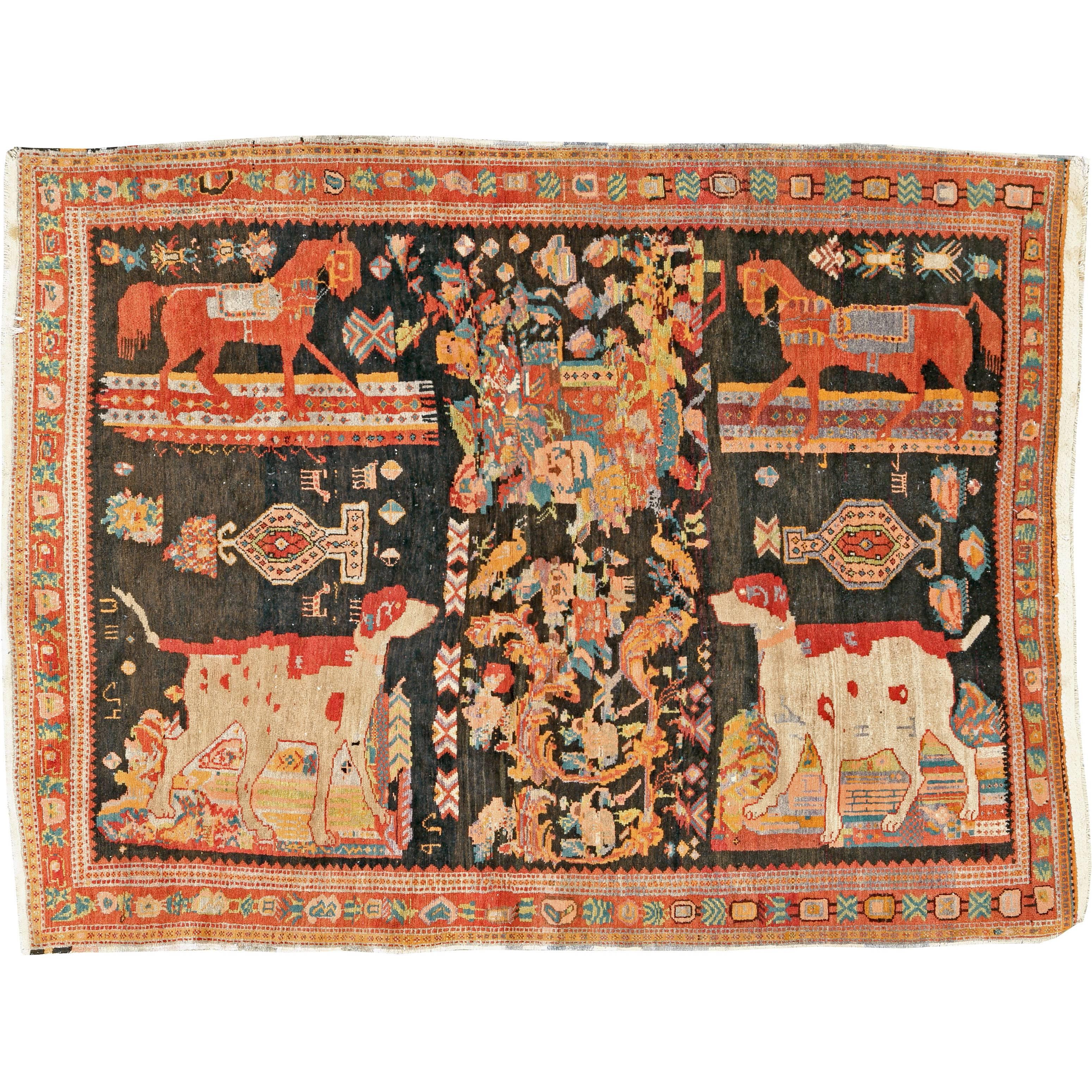 Antique Russian Karabagh Rug at 1stDibs