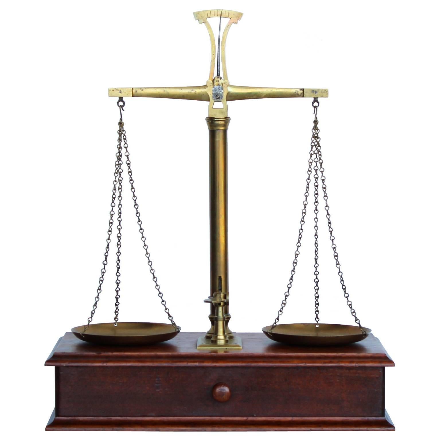 Antique Equal Arm Scales - 2 For Sale on 1stDibs