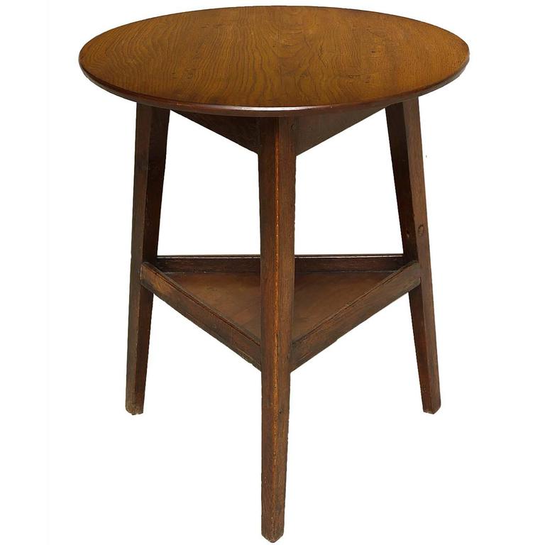 Arts and Crafts Period Cricket Table at 1stDibs