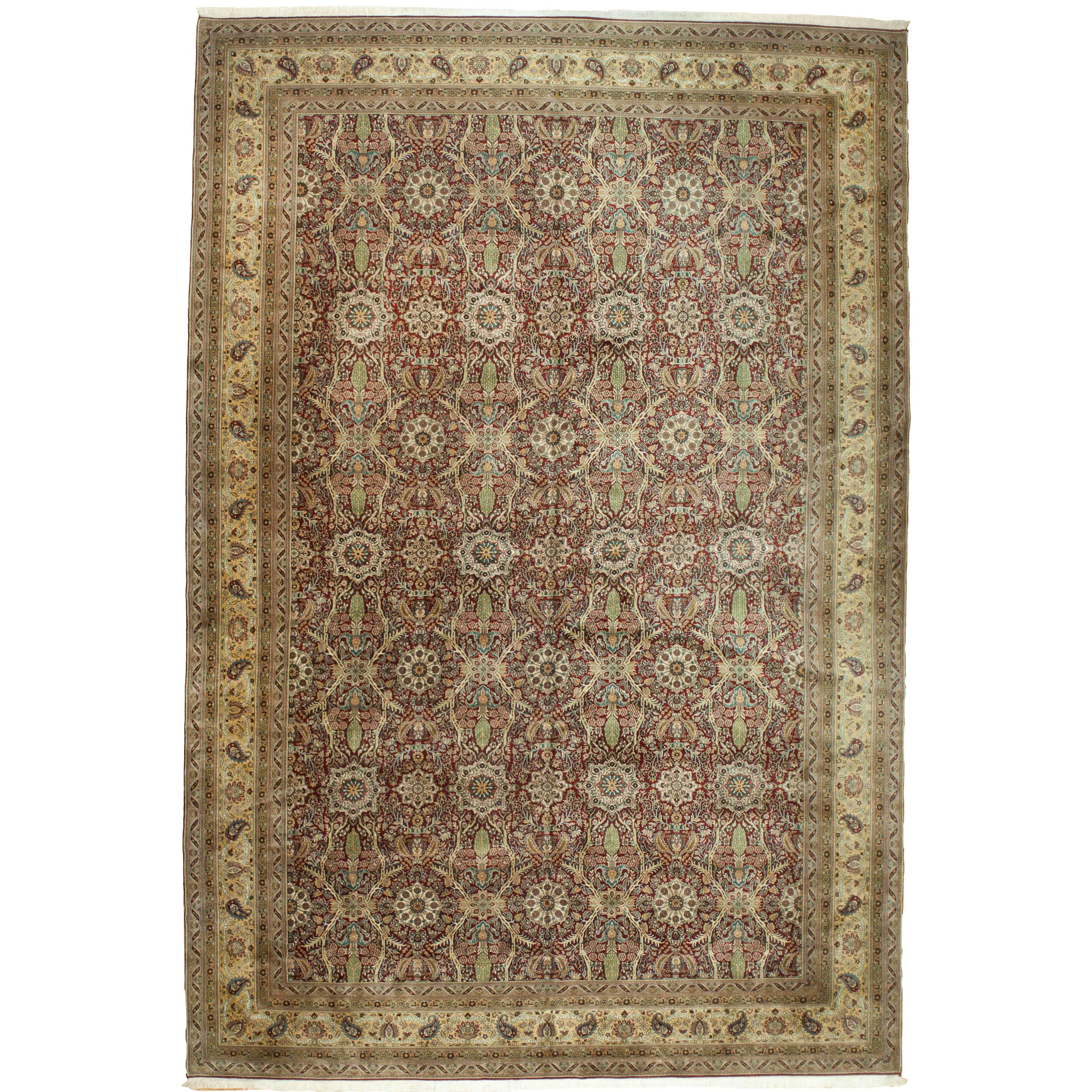 Tabriz Rug For Sale at 1stDibs