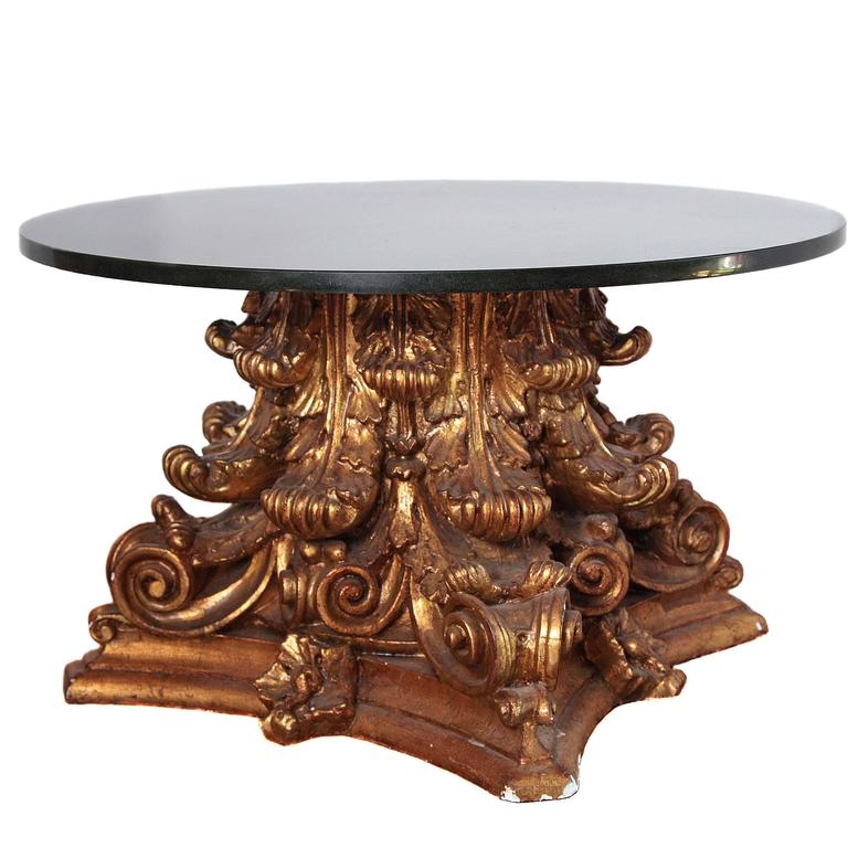 Roman Architecture Capital Cocktail Table at 1stDibs