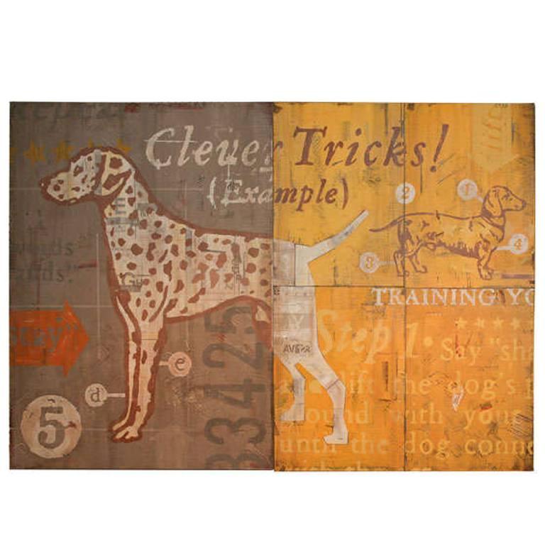 "Clever Tricks" Painting by Roger Groth at 1stDibs