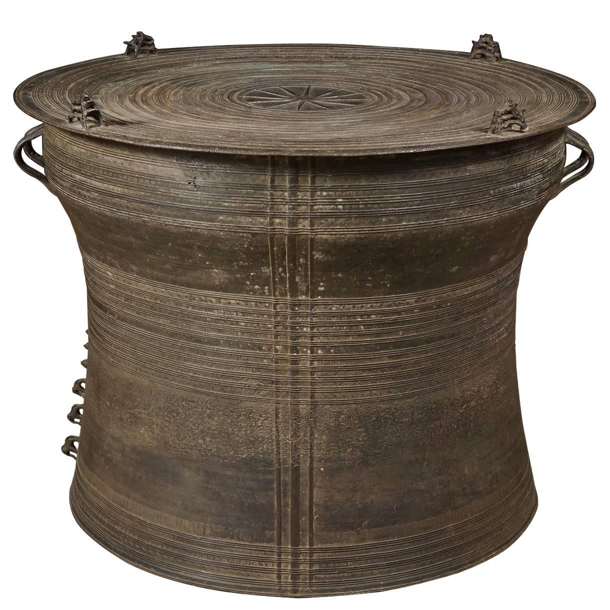Burmese Rain Drum For Sale at 1stDibs